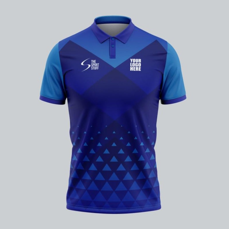 Geo Blue Customized Cricket Team Jersey Design Customized Cricket Geo Blue Customized Cricket Team Jersey Design Customized Cricket