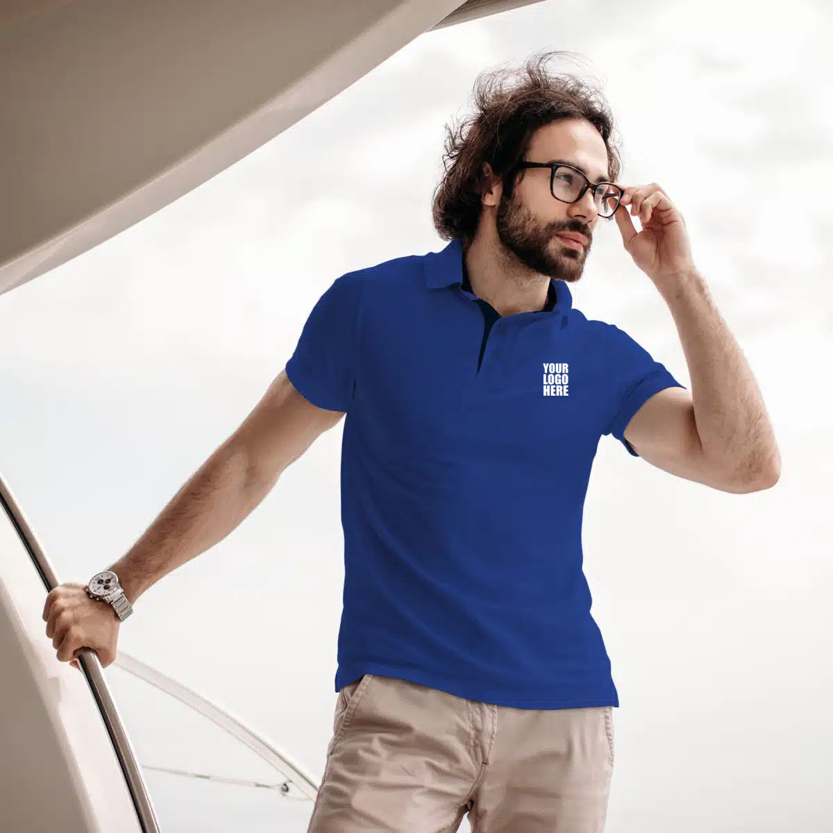 Royal Blue Custom Polo TShirt | Sports Event TShirts with Logo Online ...