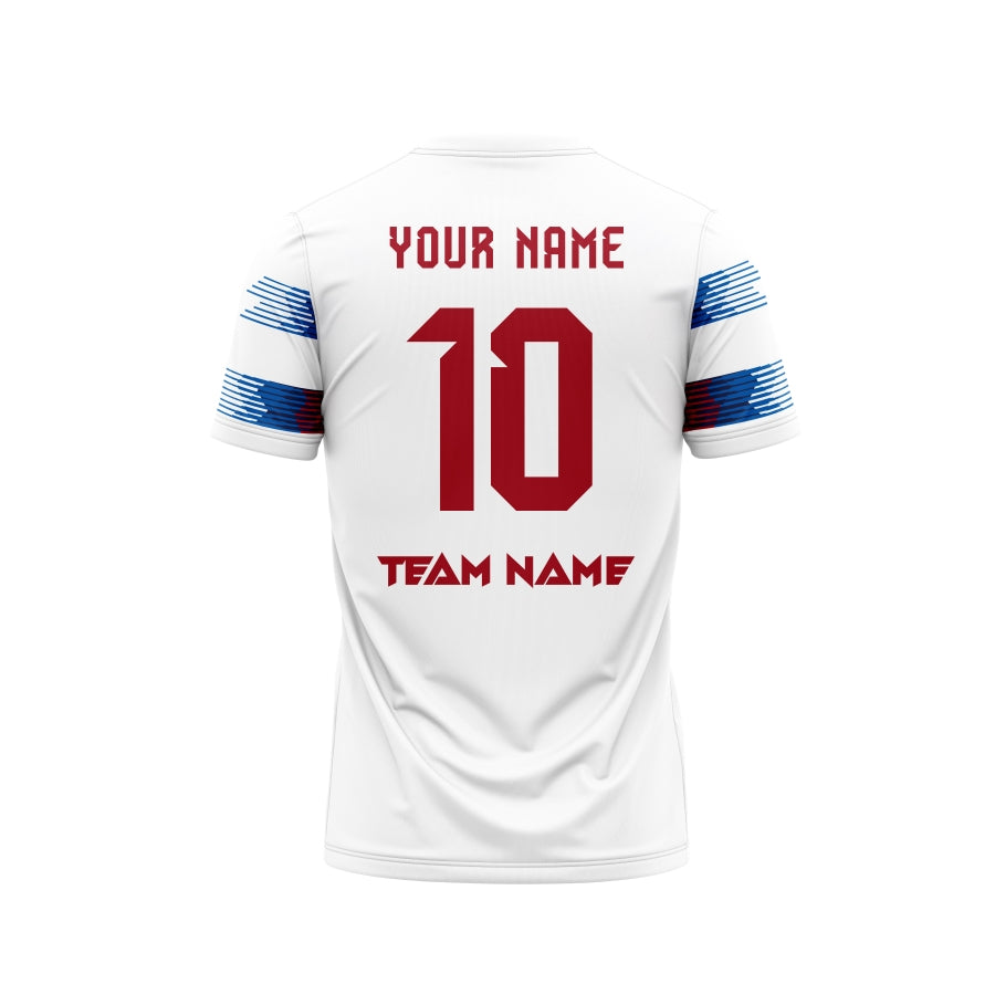 Brick Red Customized Football Team Jersey Design | Customized Football ...