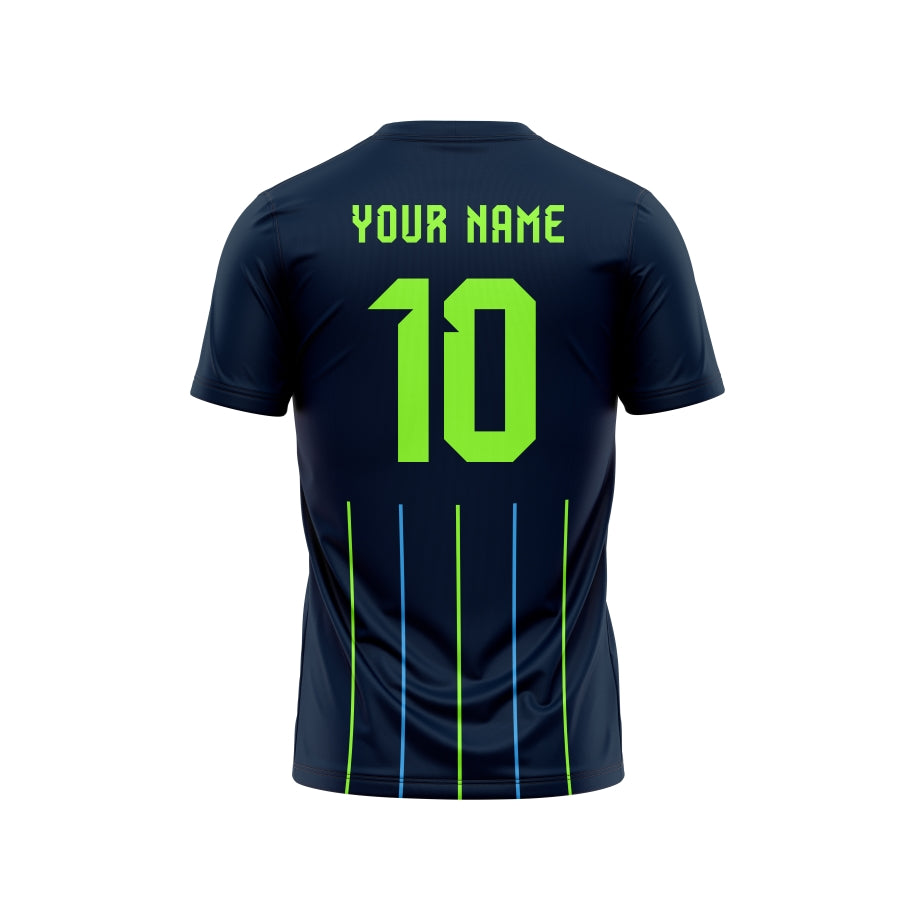 Fluoro Stripes Custom Football Jersey | Customized Football Jerseys ...