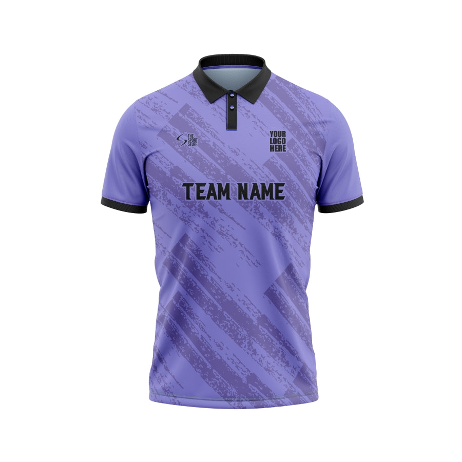 Purple Illusion Customized Cricket Team Jersey Design | Customized ...