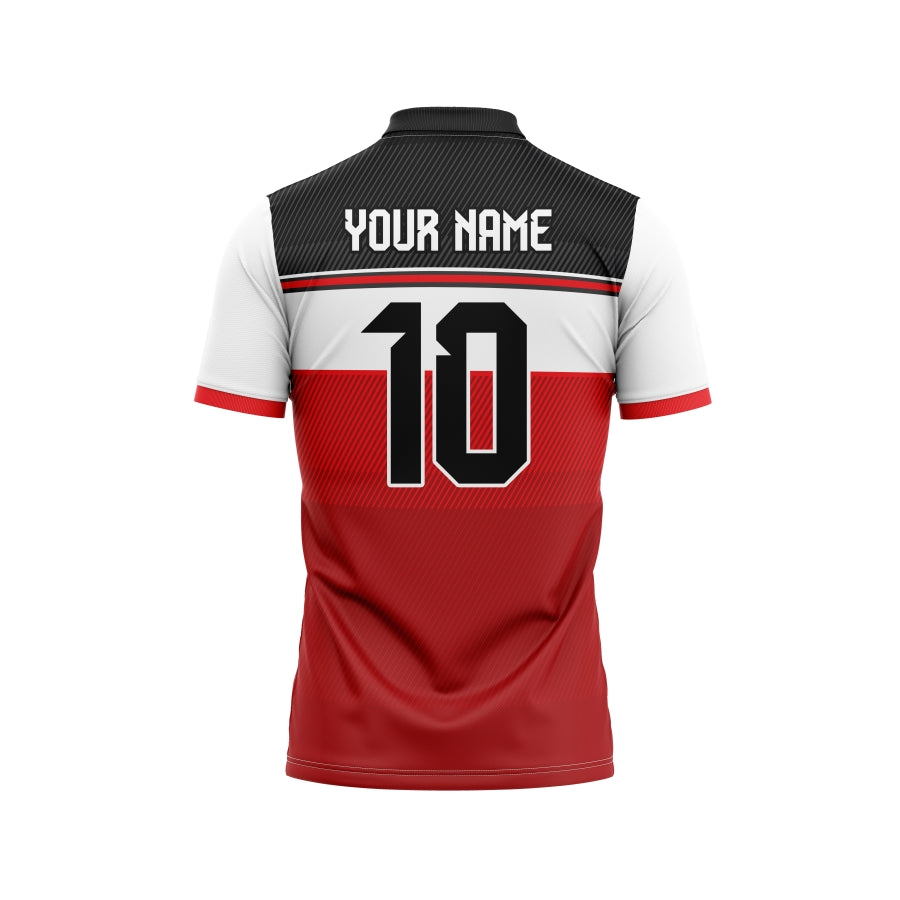 Red Gradient Custom Cricket Jersey Design | Customized Jerseys Online ...