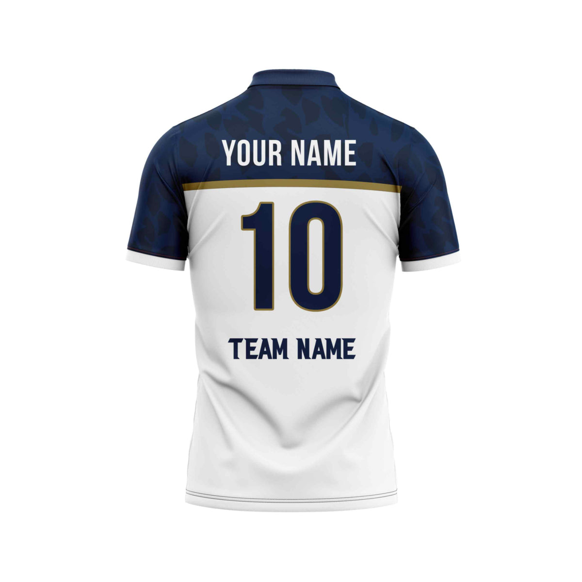 White Triangle Custom Cricket Jersey | Customized Cricket Jerseys ...