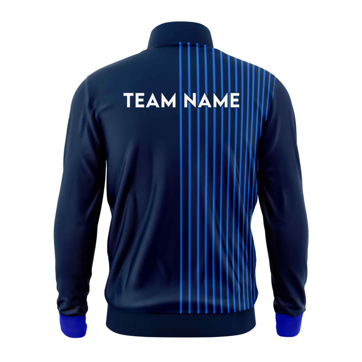 Blue Stripes Custom Team Jacket | Custom Sports Team Jackets Online ...