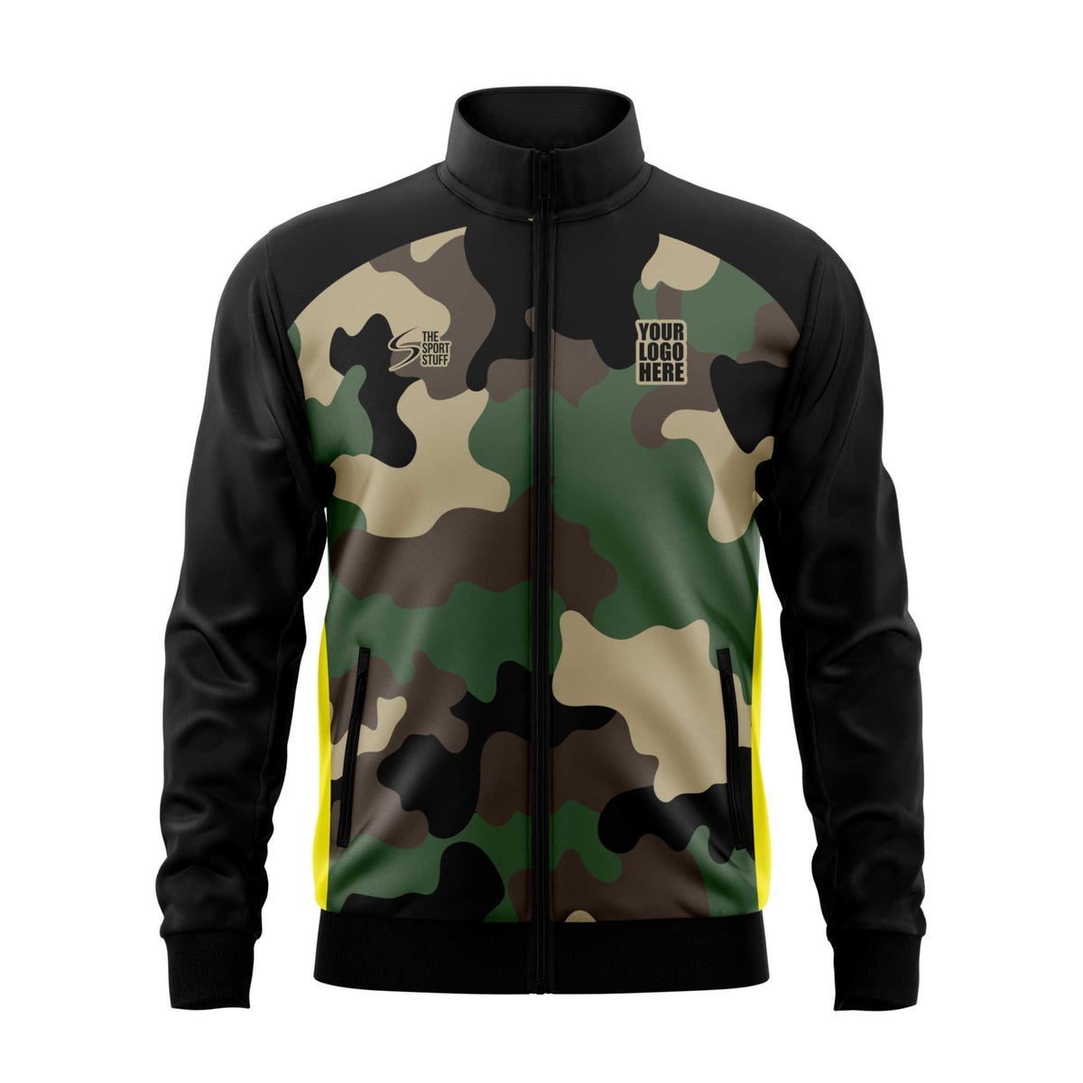 Camouflage Custom Team Jacket | Custom Sports Team Jackets Online India ...