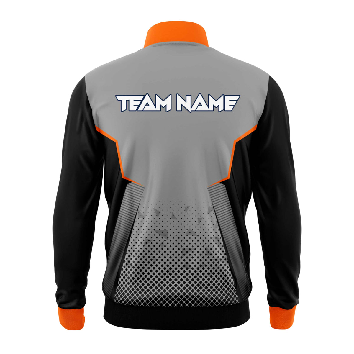 Orange Steel Custom Team Jacket | Custom Sports Team Jackets Online ...