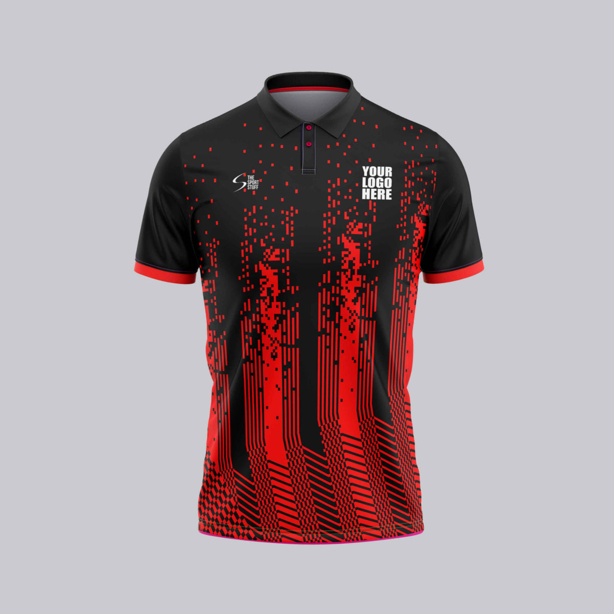Red Drops Customized Cricket Team Jersey Design | Customized Cricket ...