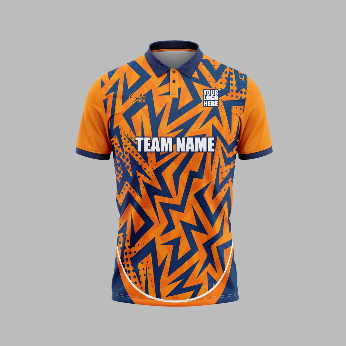 Vivid Orange Custom Cricket Jersey | Customized Jerseys Online India ...