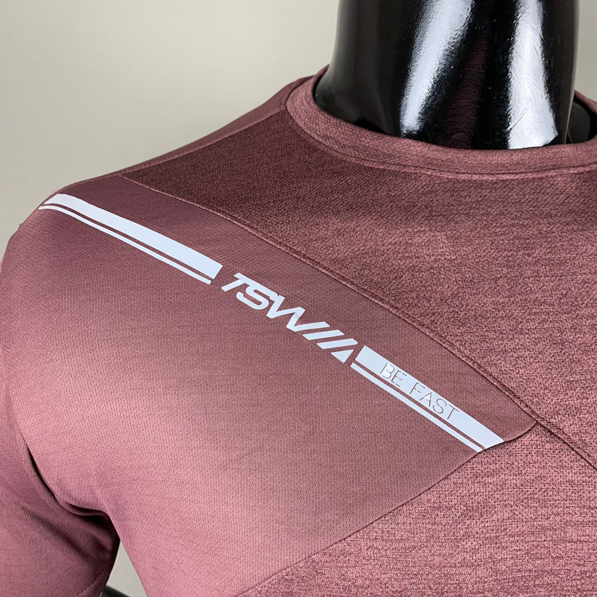 Technosport Maroon Color Dri Fit TShirt | Men Dri Fit T Shirts Online ...