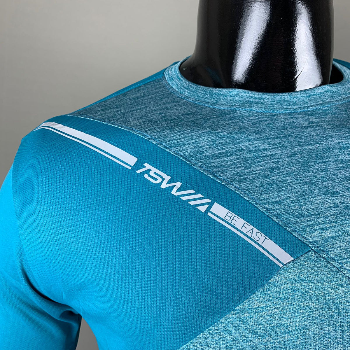 Technosport Sky Blue Dri Fit TShirt | Men Dri Fit T Shirts Online India ...